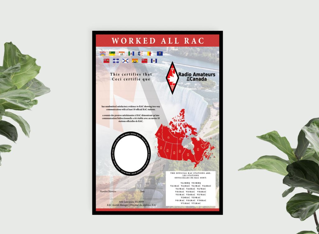 RAC Operating Awards - Radio Amateurs of Canada