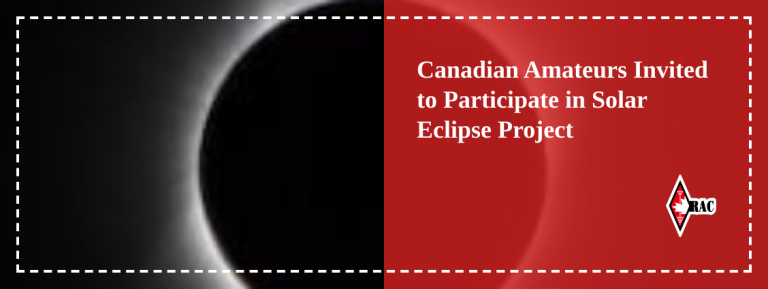 Canadian Amateurs Invited to Participate in Solar Eclipse Project ...